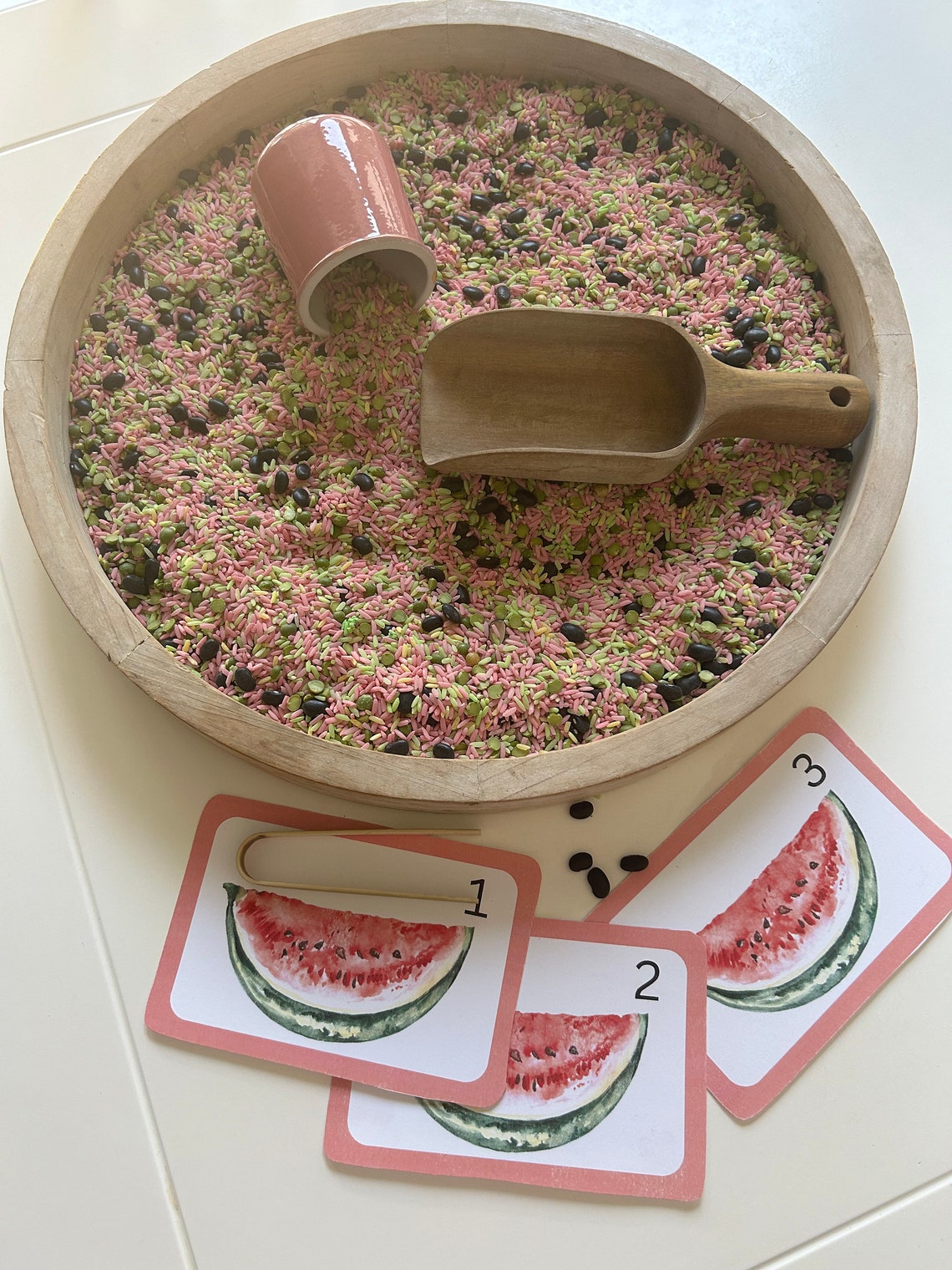 Watermelon Sensory Bin/summer Sensory Bin Filler/watermelon Sensory Bin ...