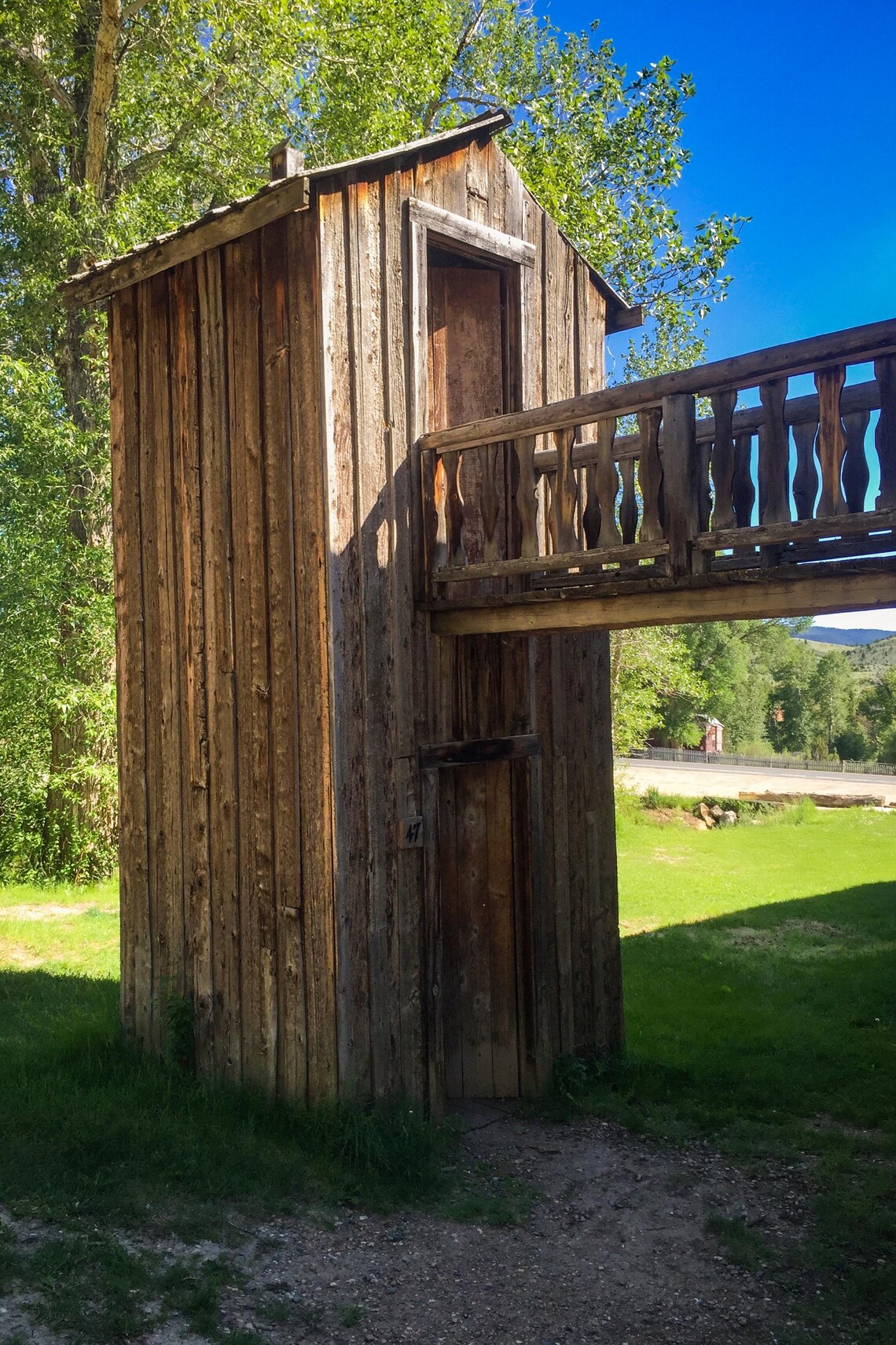 Old Virginia City Landmark Double Decker Outhouse, Art Print - Etsy