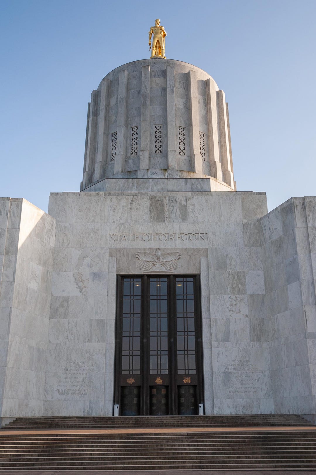 The Oregon State Capitol Building, State Government Office in Salem ...