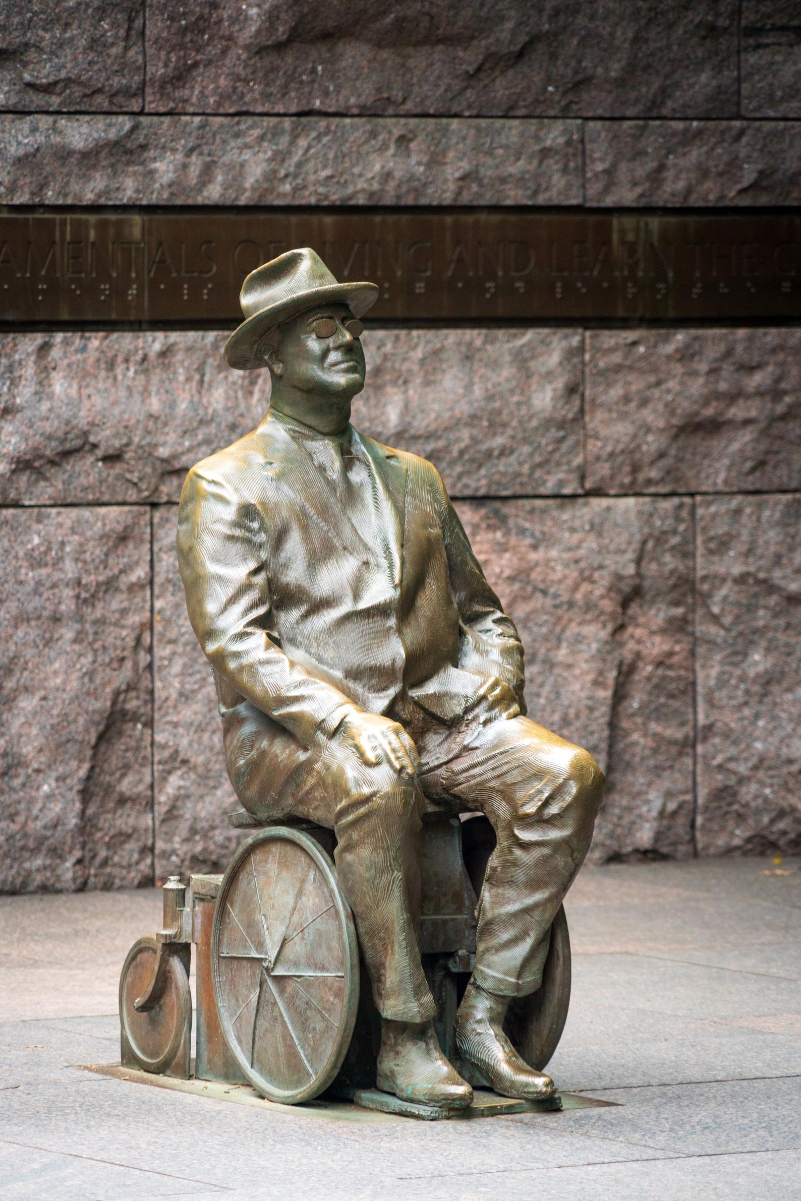 Fine Art Print, Franklin D. Roosevelt Memorial Photo - FDR Statue in ...