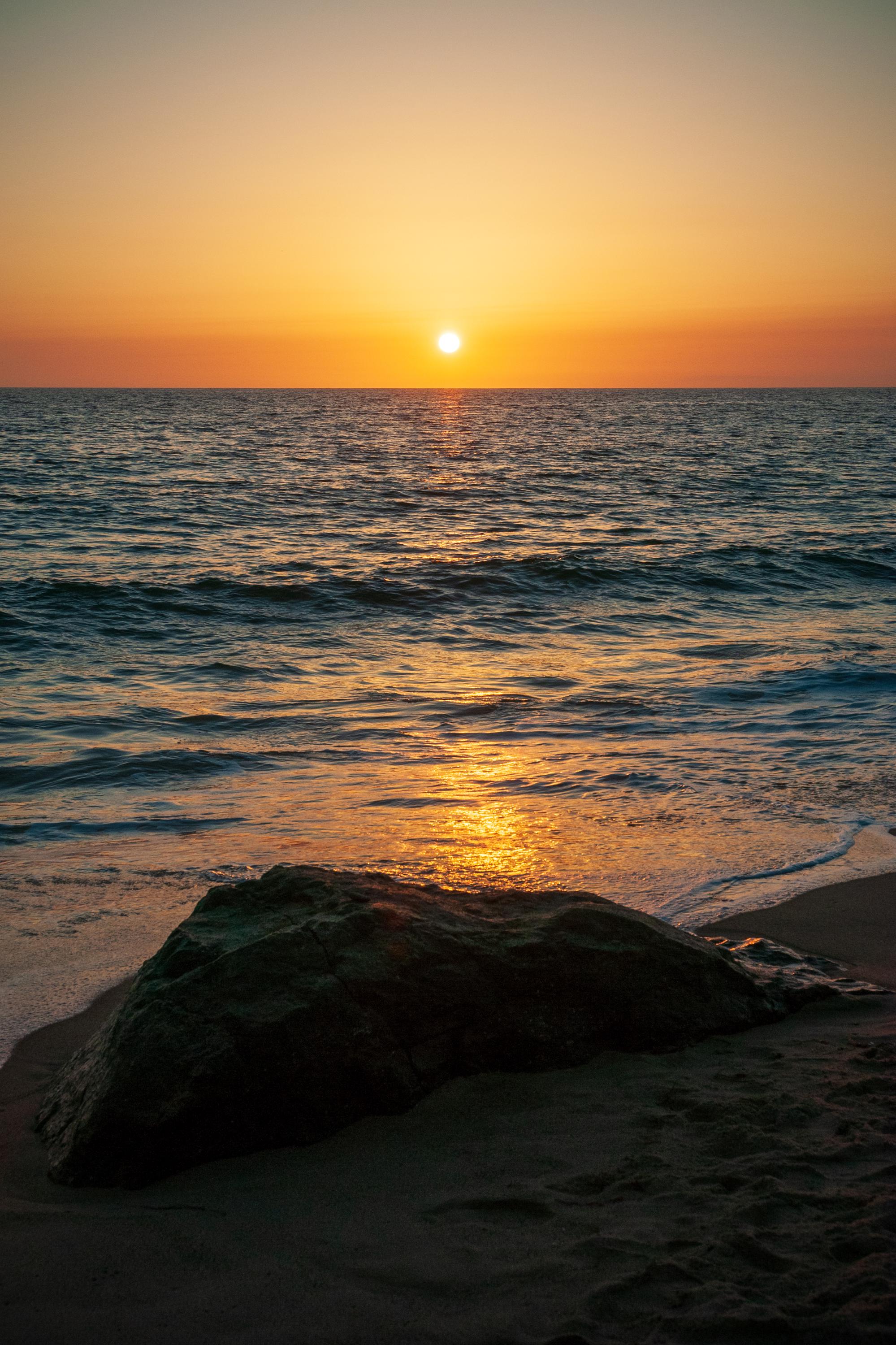 Sunset at Point Dume State Beach - California Coastal Photography Print ...