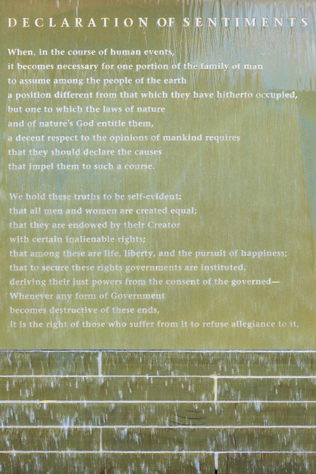 Declaration of Sentiments – Women’s Rights National Historical Park ...