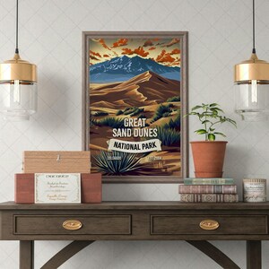Great Sand Dunes National Park and Preserve Poster - Etsy