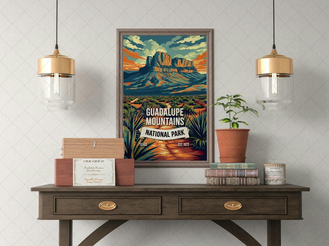Guadalupe Mountains National Park Poster - Etsy