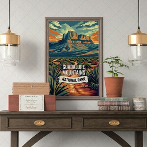 Guadalupe Mountains National Park Poster - Etsy