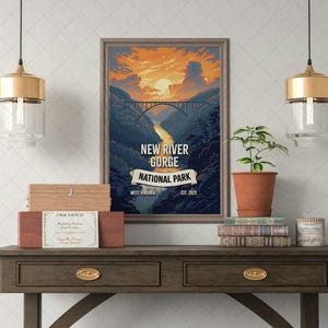 New River Gorge National Park & Preserve Poster - Etsy