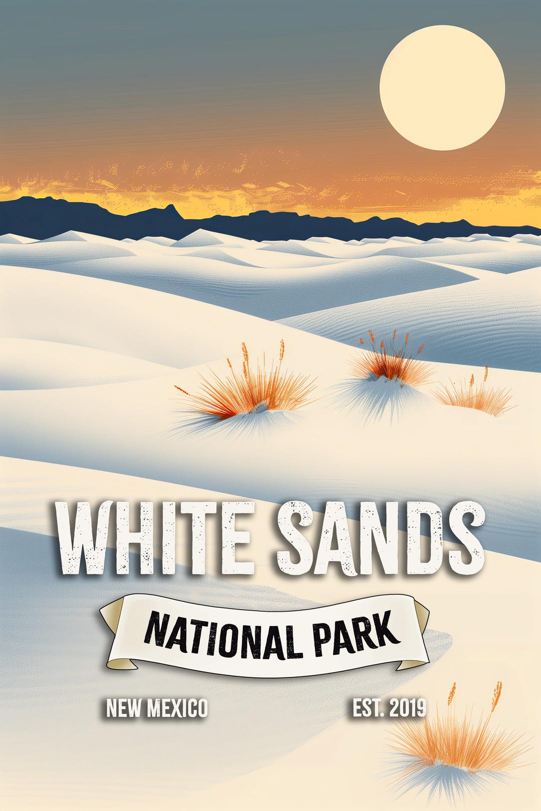 White Sands National Park Poster - Etsy