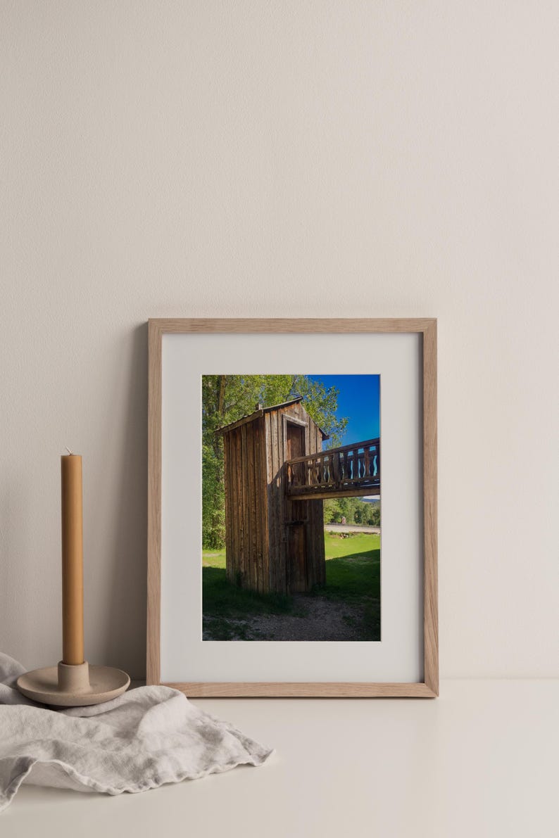 Old Virginia City Landmark Double Decker Outhouse, Art Print - Etsy