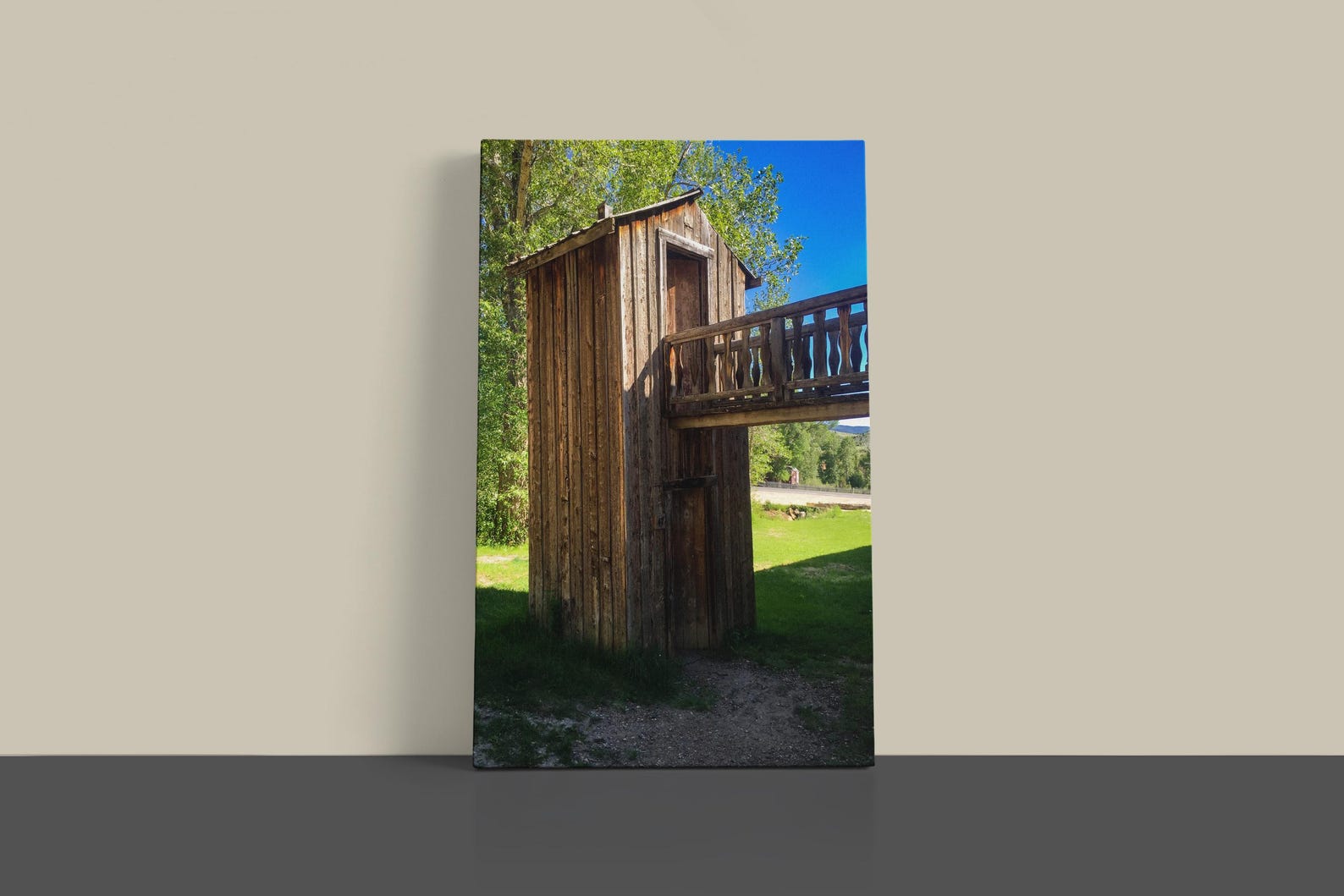 Old Virginia City Landmark Double Decker Outhouse, Art Print - Etsy