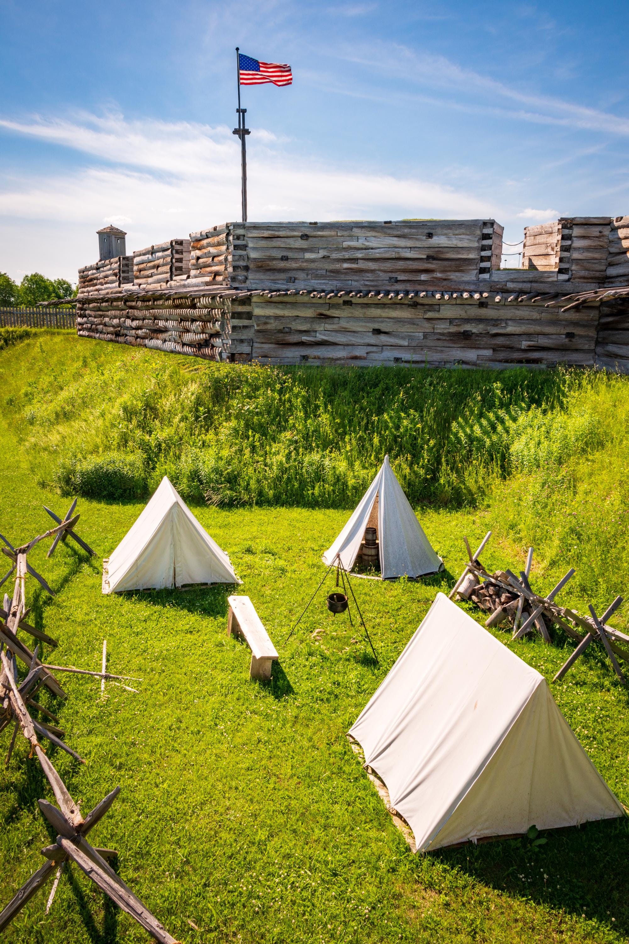 Revolutionary War Camp - Fort Stanwix, Fine Art Print - Etsy