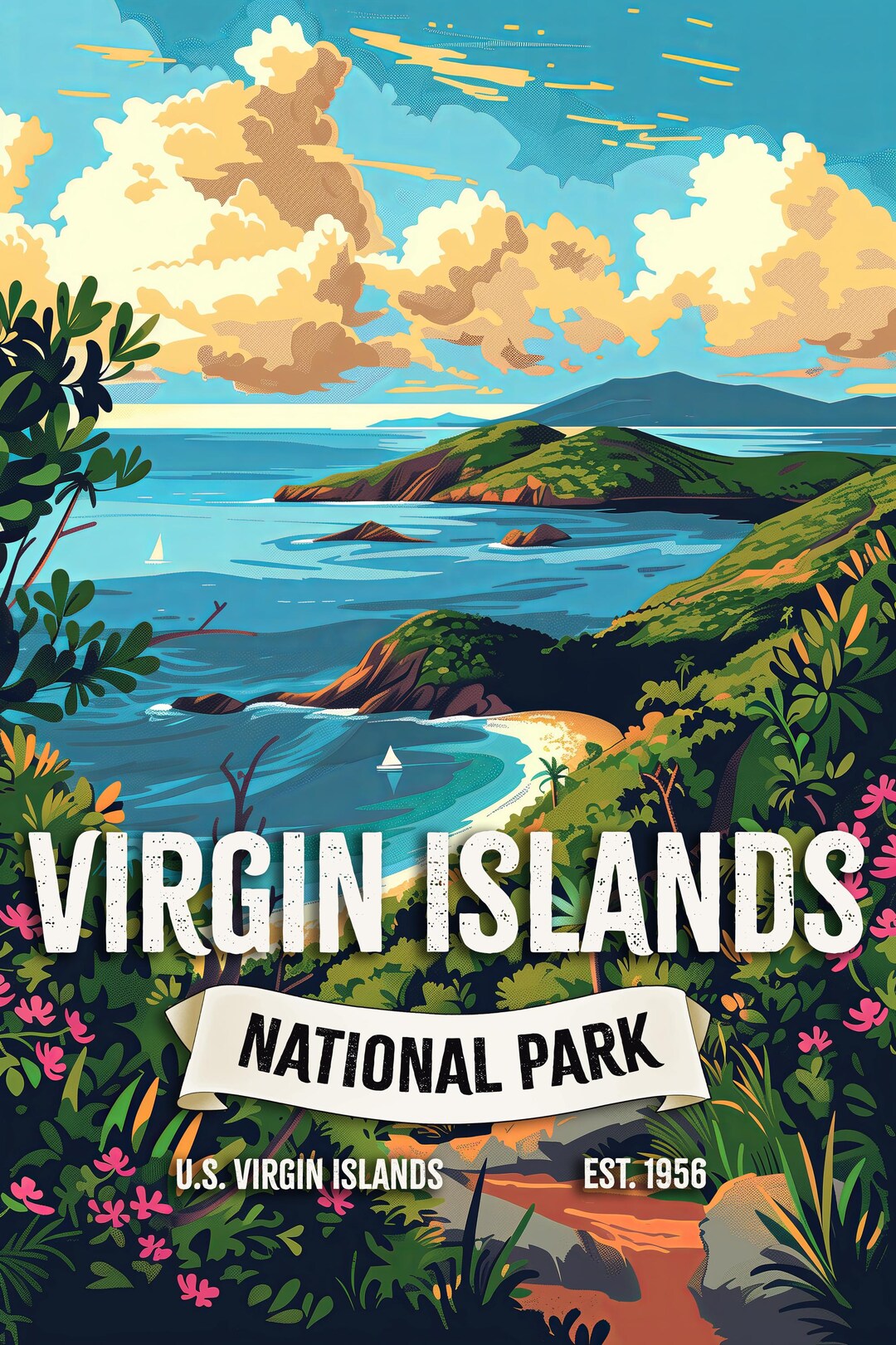 Virgin Islands National Park Poster - Etsy