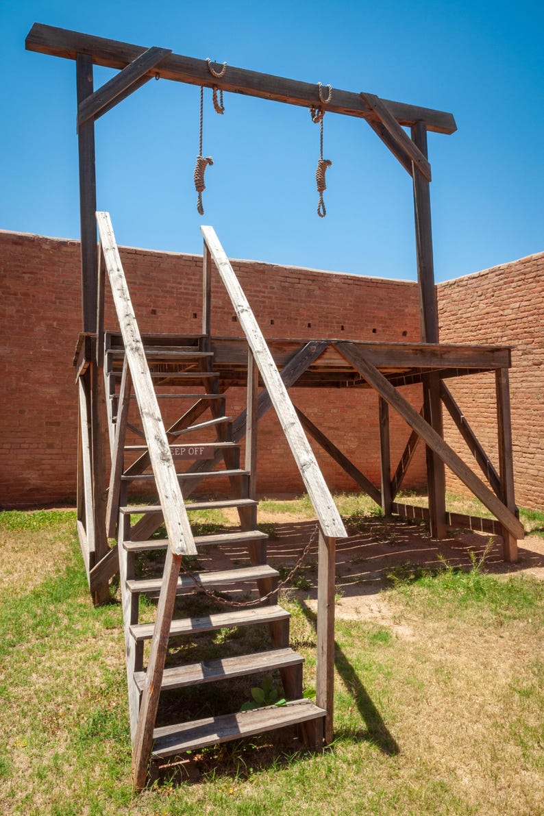Historic Gallows - Tombstone, Arizona Wild West Justice, Photography ...