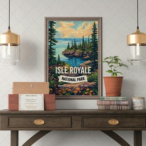 Isle Royale National Park Poster - Etsy