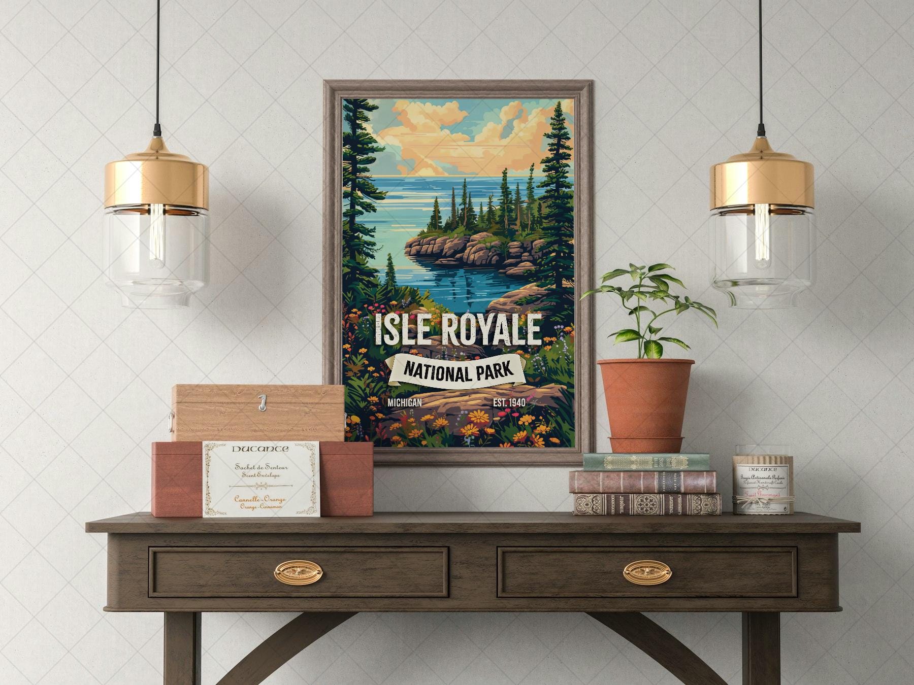 Isle Royale National Park Poster - Etsy
