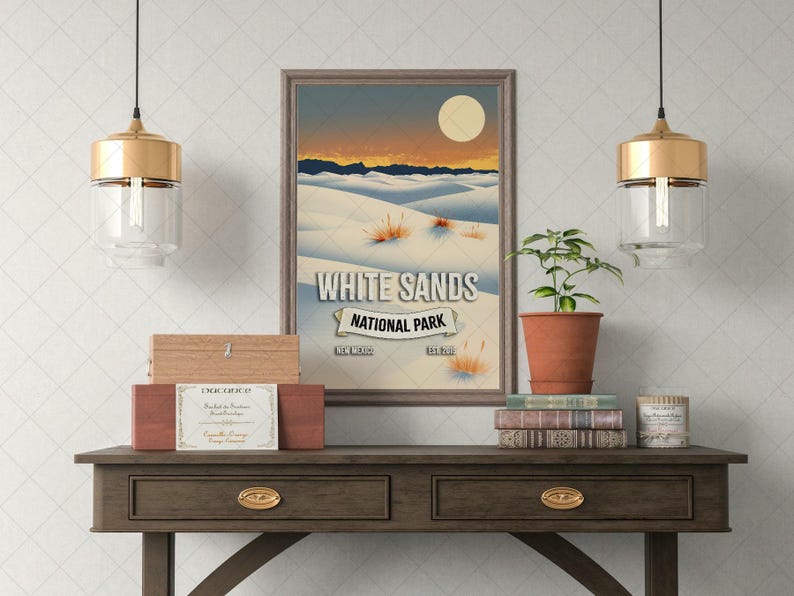 White Sands National Park Poster - Etsy