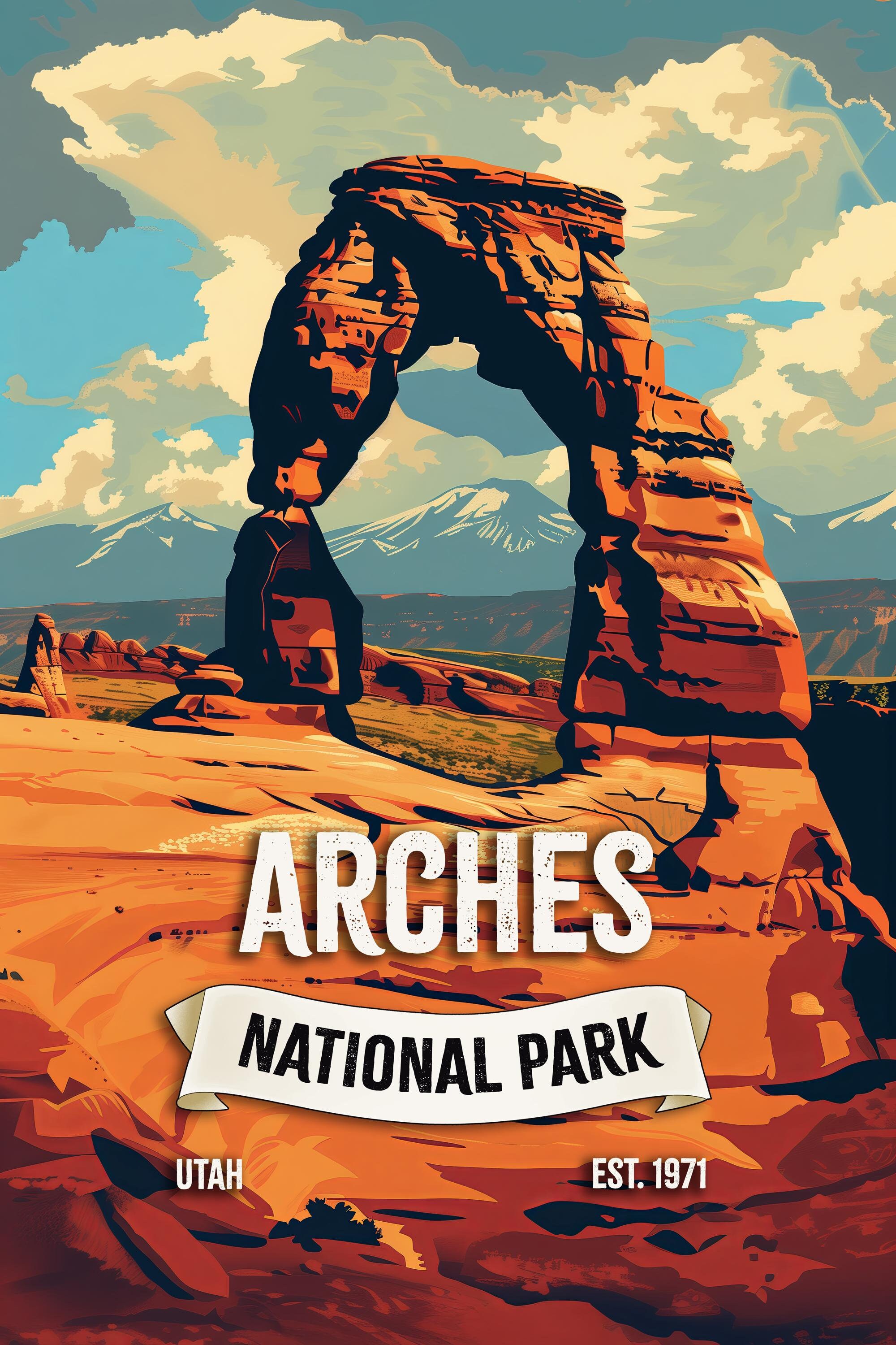 Arches National Park Poster - Etsy