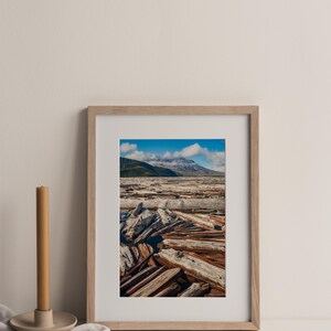 Floating Log Raft on Spirit Lake, Mount St. Helens Landscape - Fine Art ...