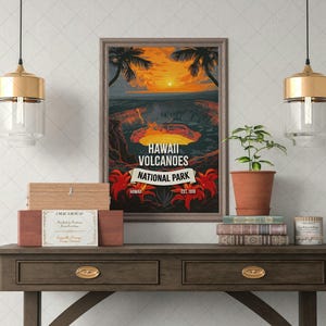 Hawai‘i Volcanoes National Park Poster - Etsy