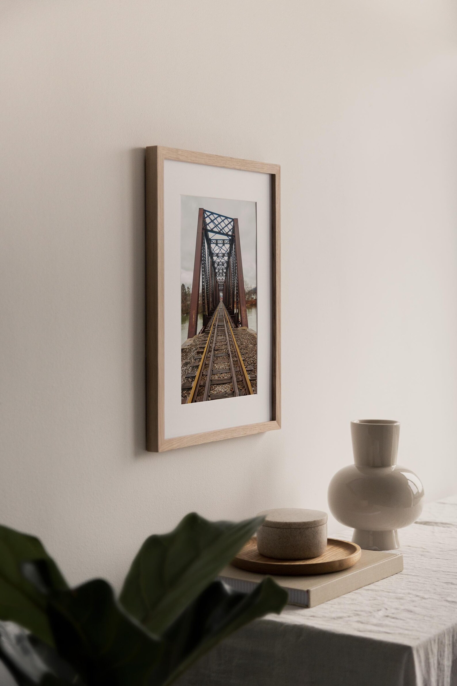 The Train Trestle Bridge Across the Allegheny River, in Warren PA ...