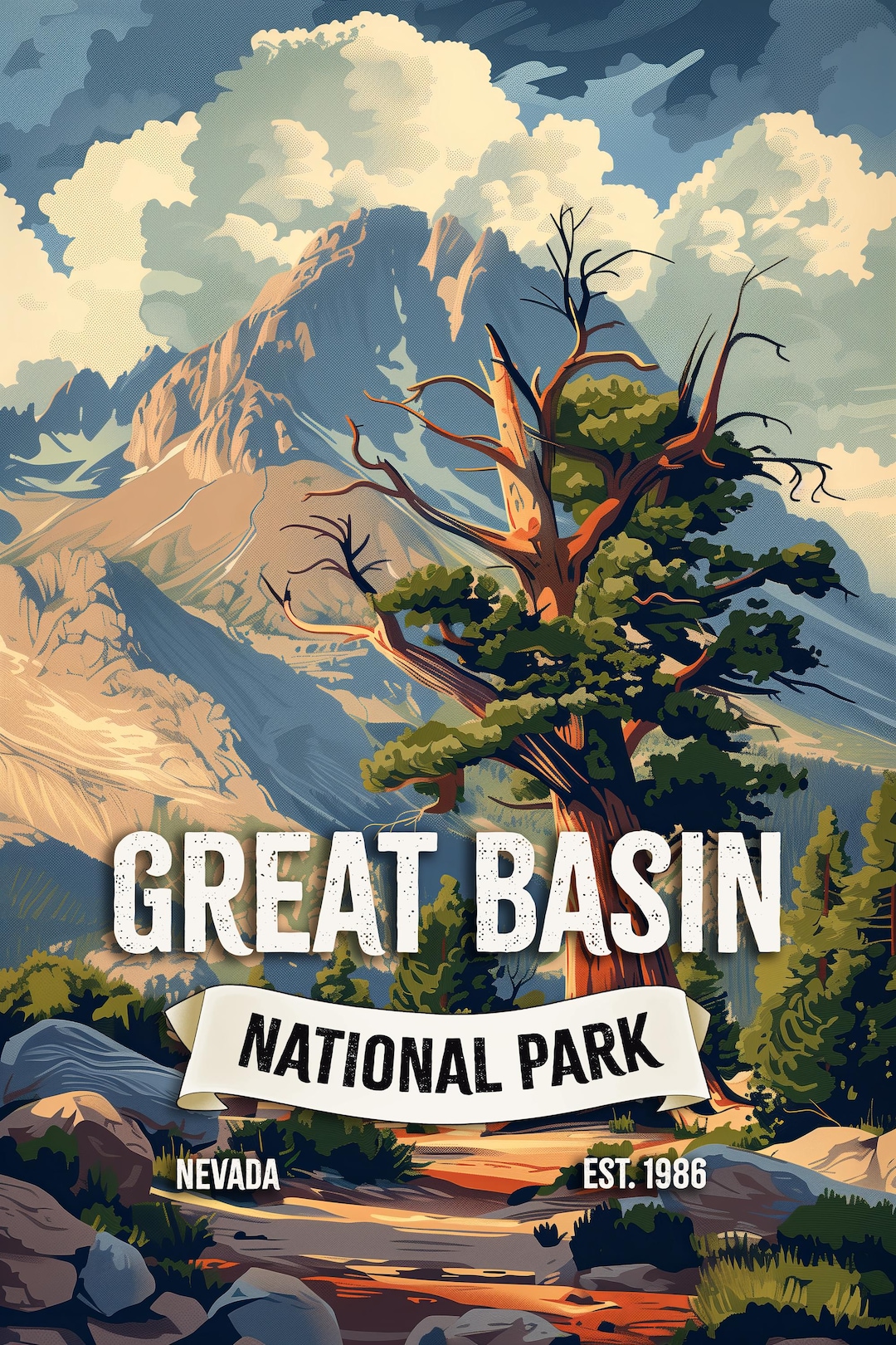 Great Basin National Park Poster - Etsy