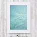 Turquoise Ocean Print, Abstract Wall Art, California Coast, Beach ...