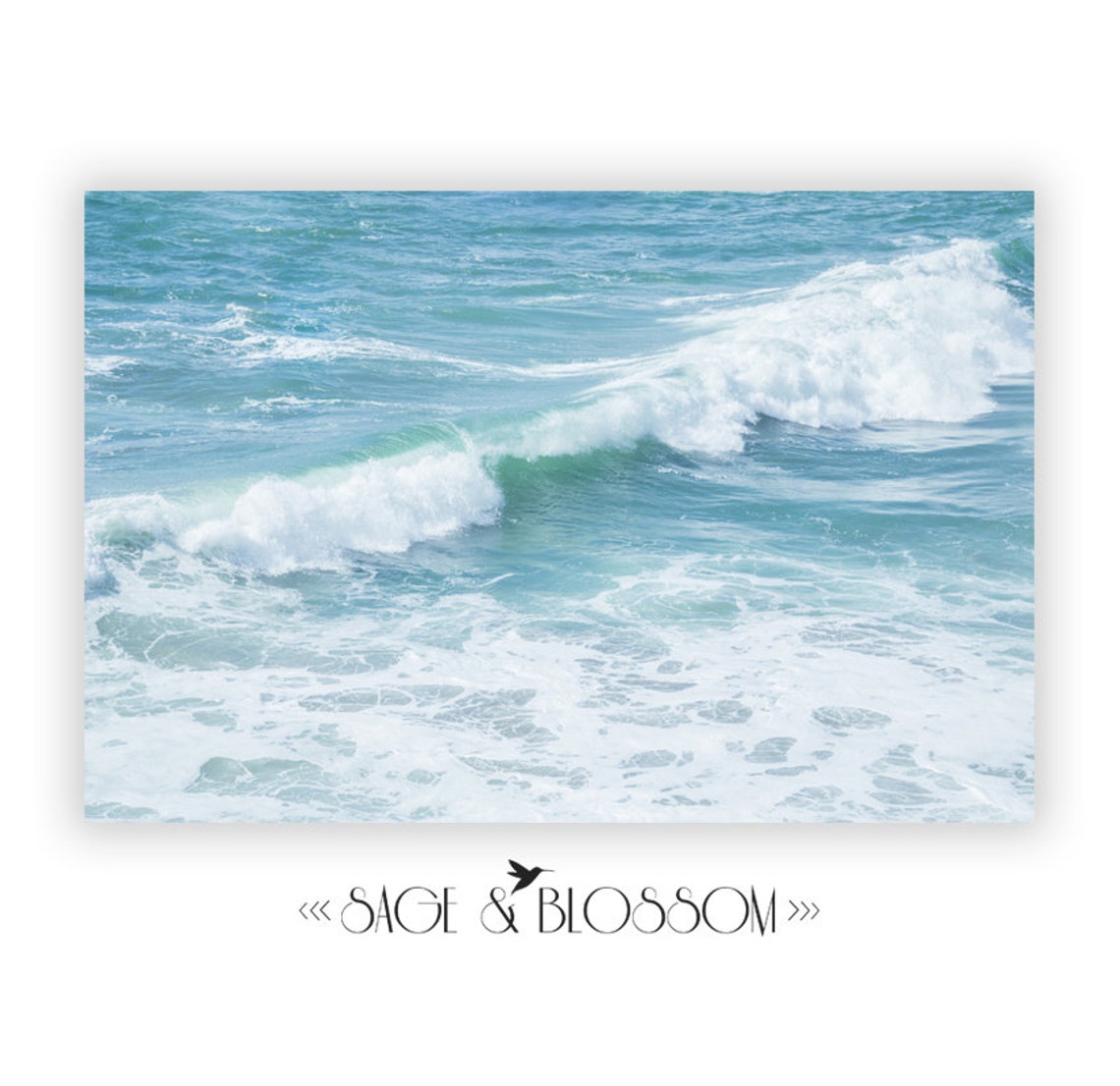 Ocean Wave Print, Abstract Art Print, Coastal Photography, Beach Art ...