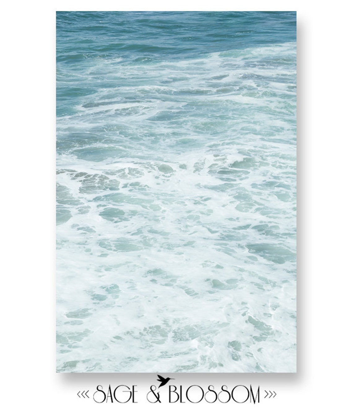 Ocean Photo, Water Texture, Abstract Art Print, Coastal Photography ...