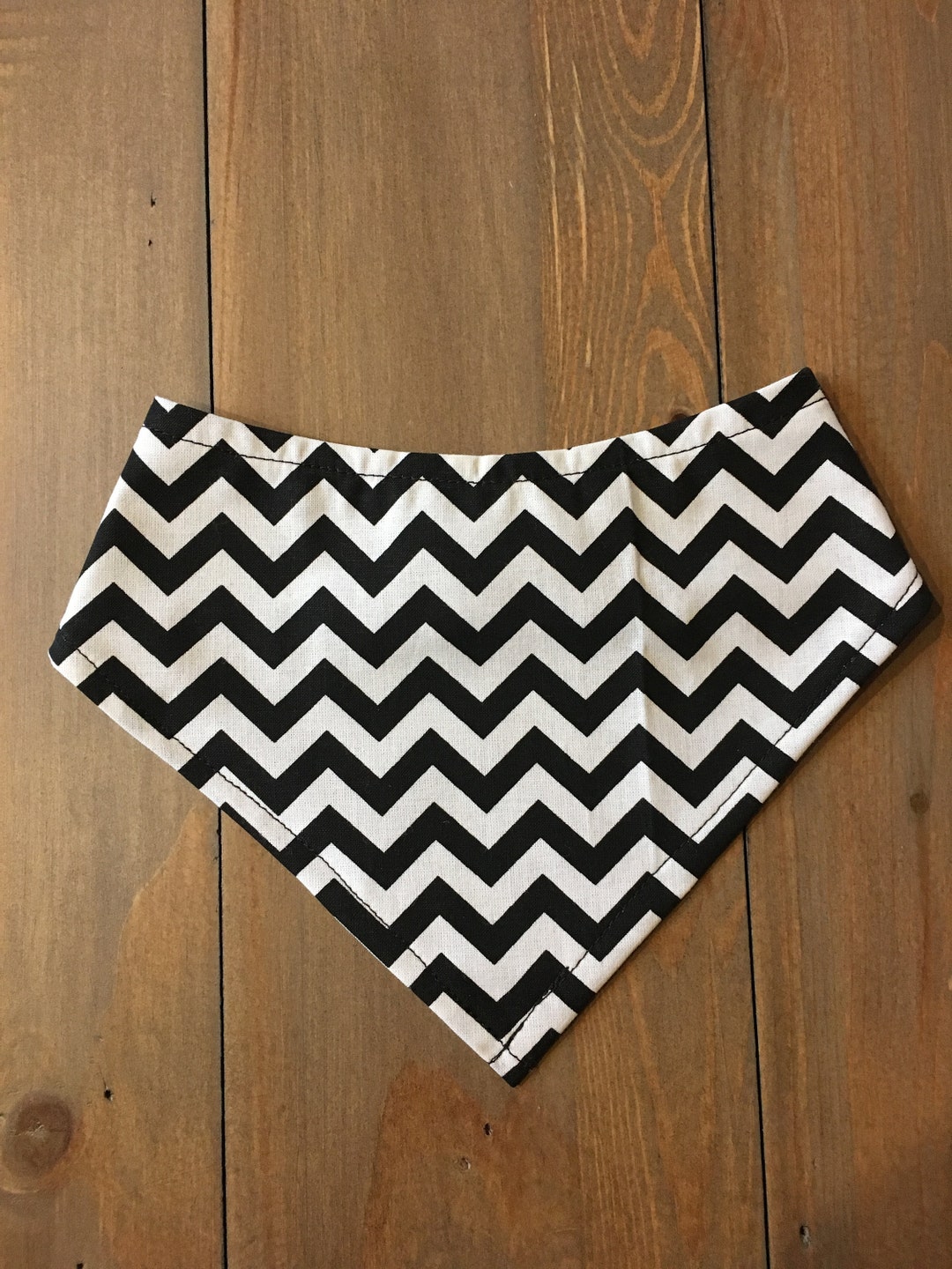 Chevron Black & White BIBDANA® Drool Bibs Bibs for Dogs - Etsy UK