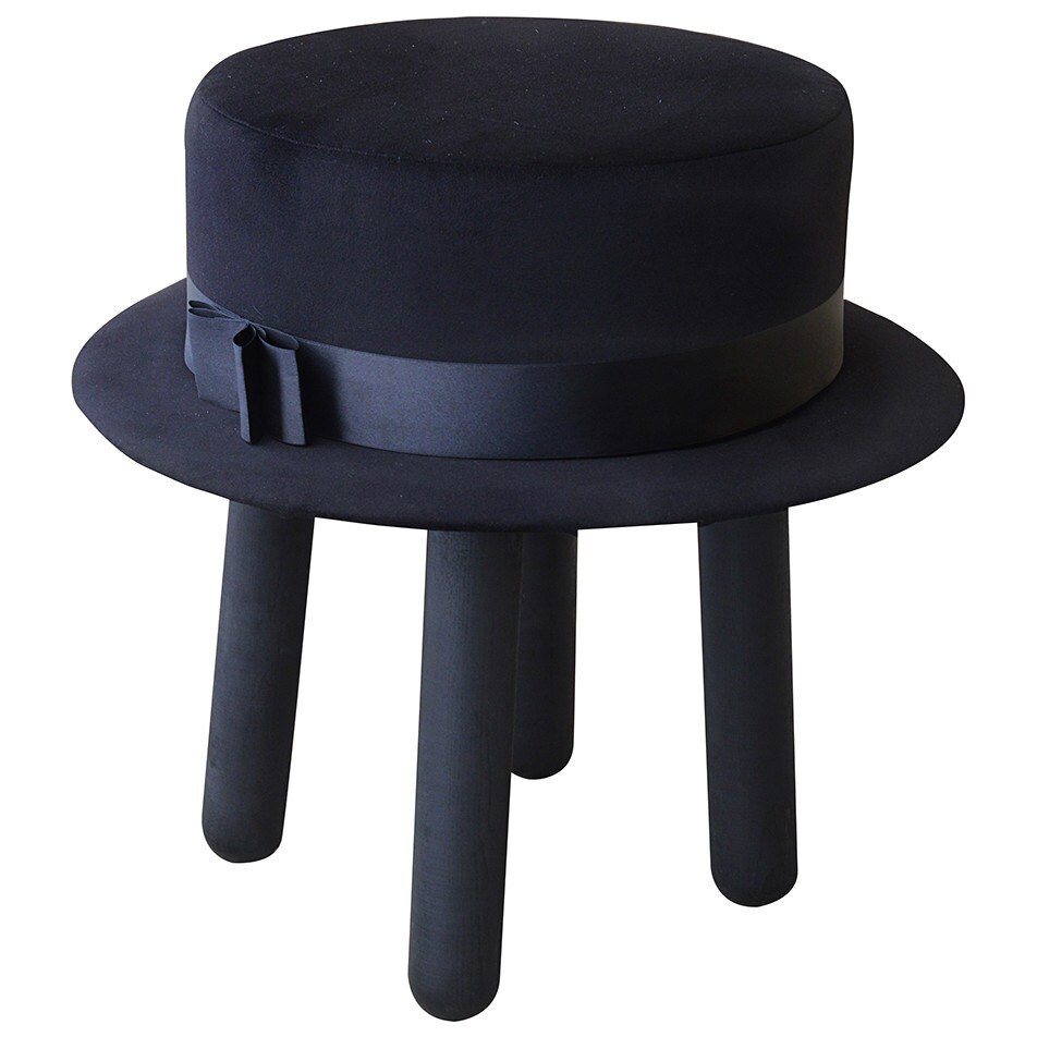 Hat Stool by Monkeymachinedesign Elegant Stool Floor Pouf - Etsy