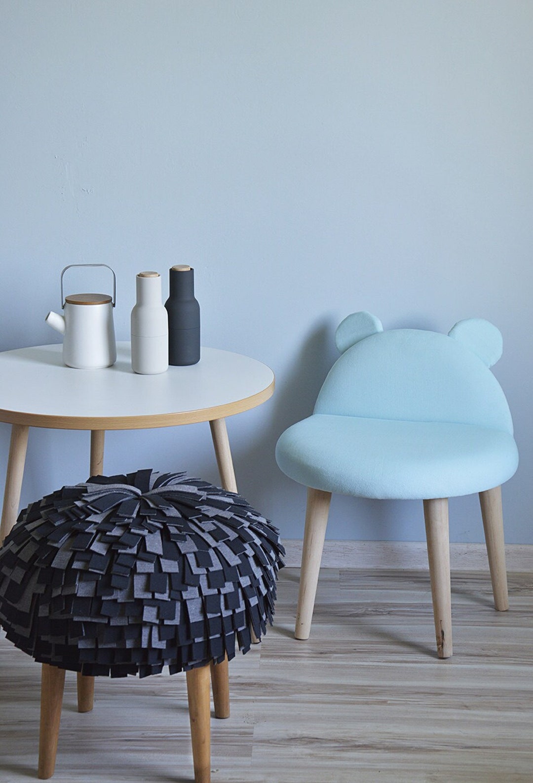 TEDDY Stool by Monkeymachinedesign, Kids Bench, Kids Stool, Baby Stool ...