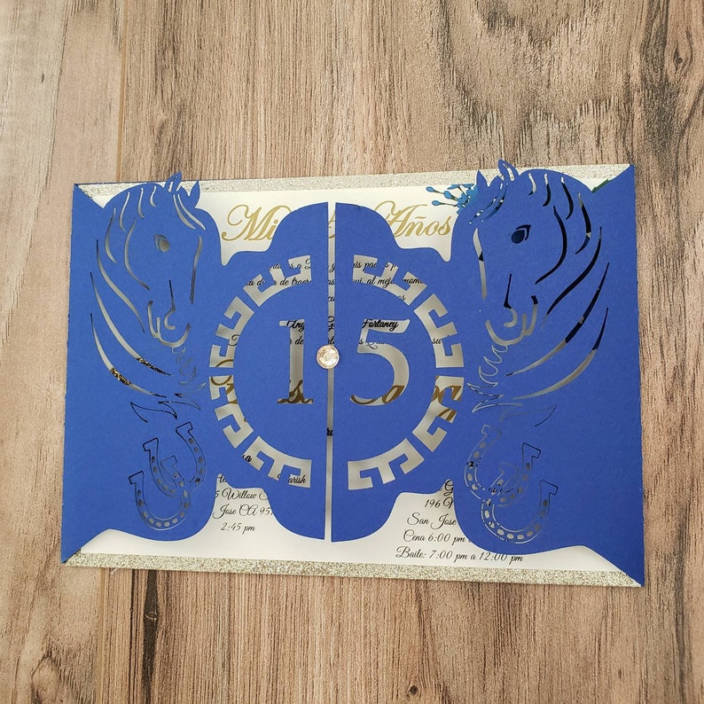 Beautiful Charro Invitation/quinceañeras/weddings/sweet16 - Etsy