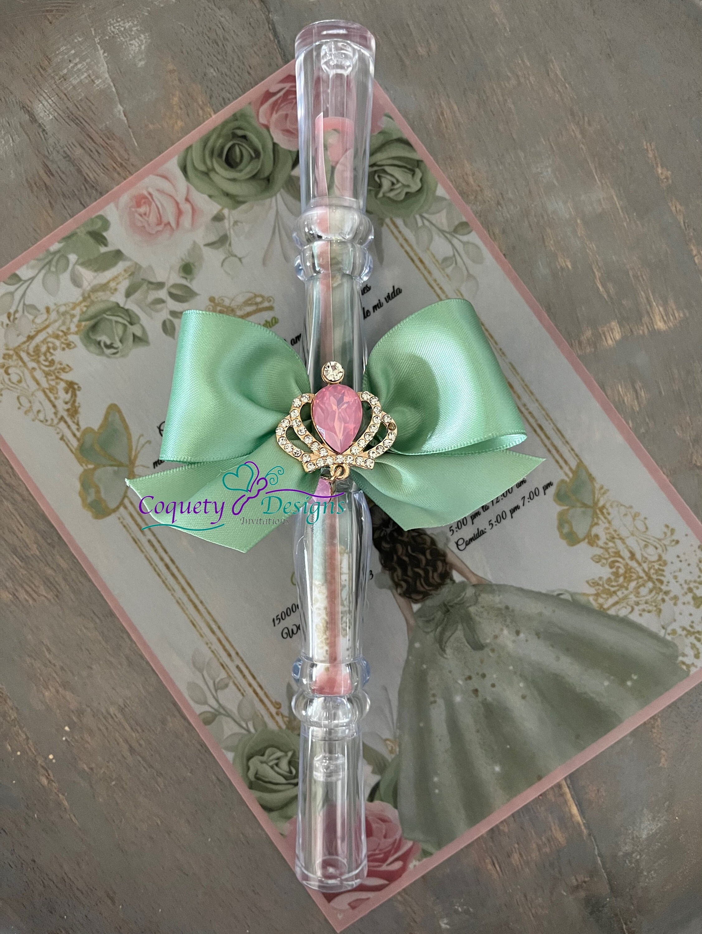 Quinceanera Invitations In A Tube