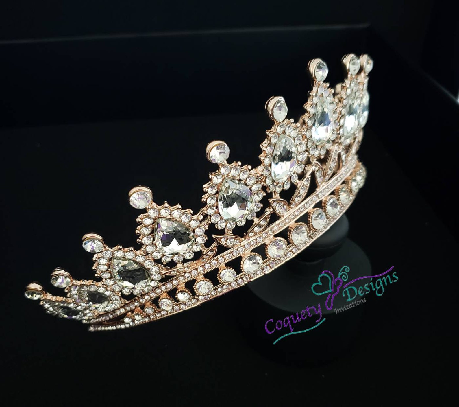 Really Beautiful Rose Gold Crown/ | Etsy