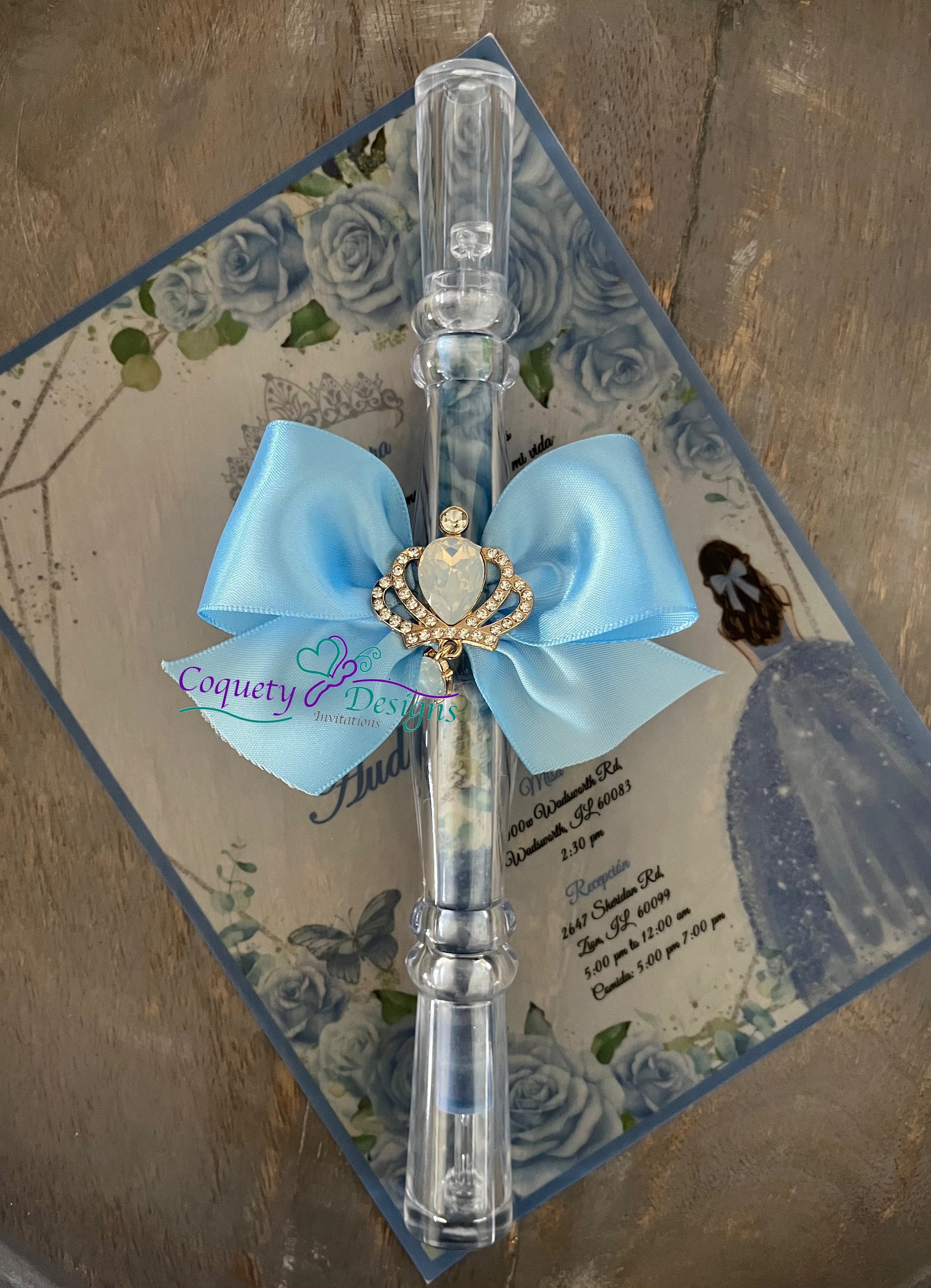 Quinceanera Invitations In A Tube