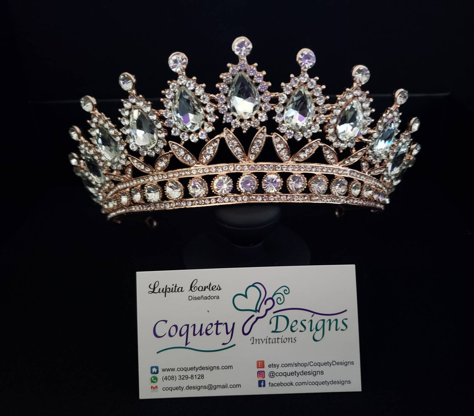 Really Beautiful Rose Gold Crown/ | Etsy