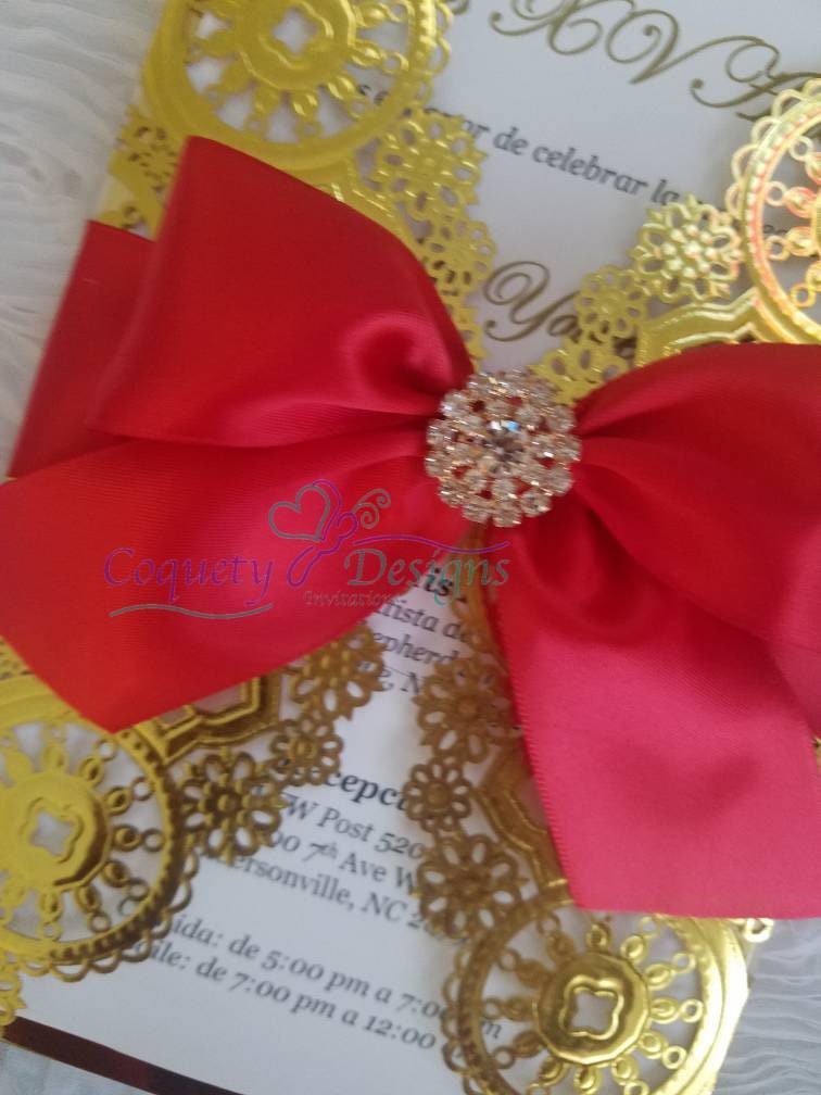 Beautiful Royal Invitation/ - Etsy