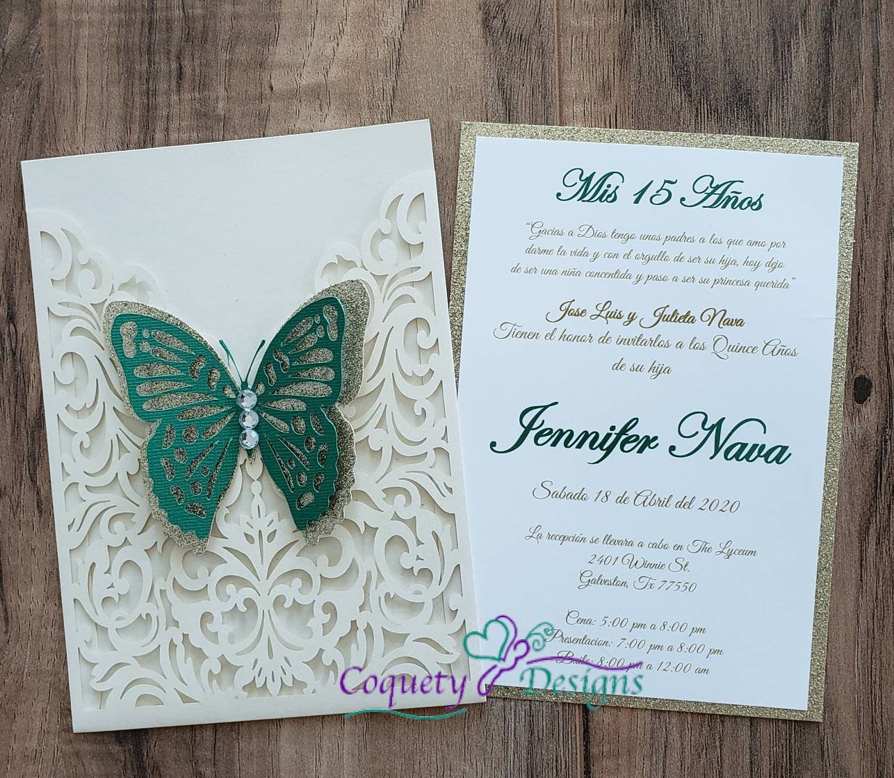 Invitación mariposa realmente - Etsy España