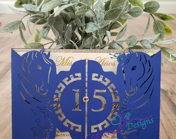 Beautiful Charro Invitation/quinceañeras/weddings/sweet16 | Etsy