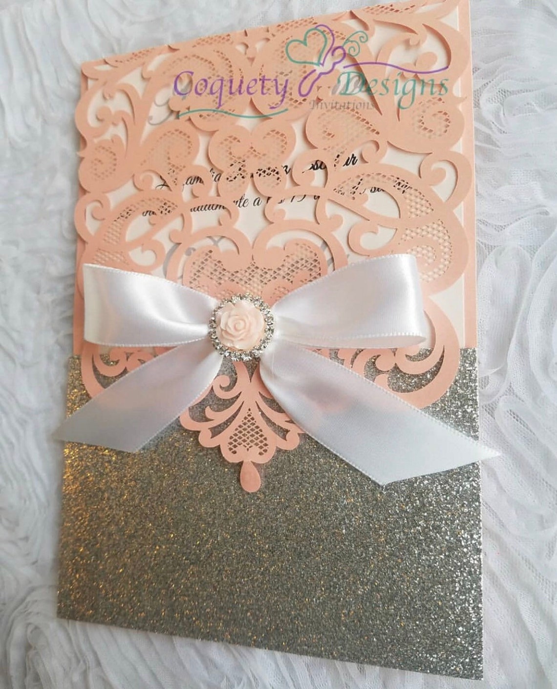 Beautiful Laser Cut Invitations Ideal for | Etsy