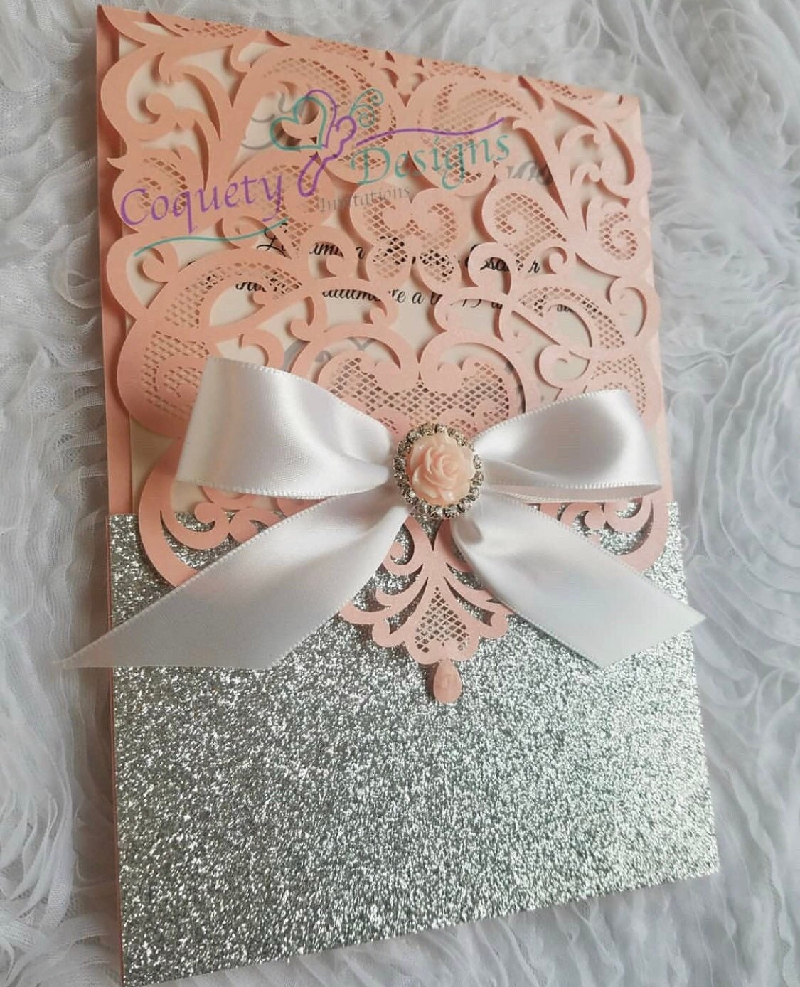 Beautiful Laser Cut Invitations Ideal for | Etsy