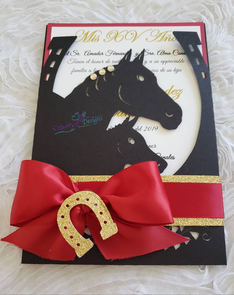 Charro Invitation Quinceañeras Sweet16 Wedding Birthdays - Etsy