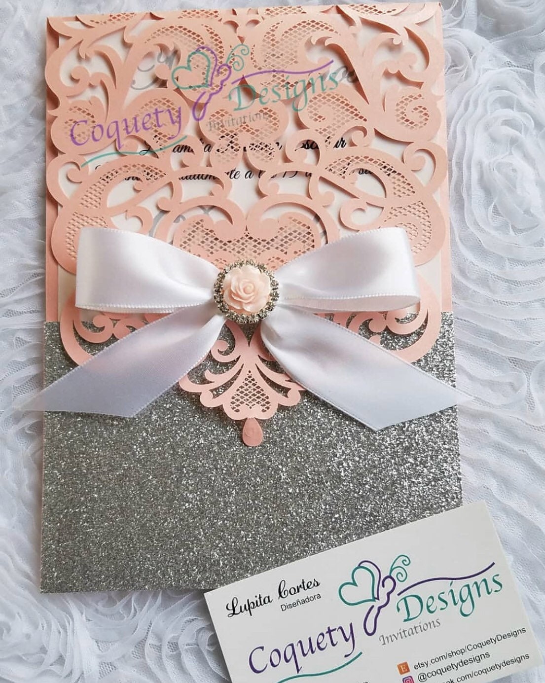 Beautiful Laser Cut Invitations Ideal for | Etsy