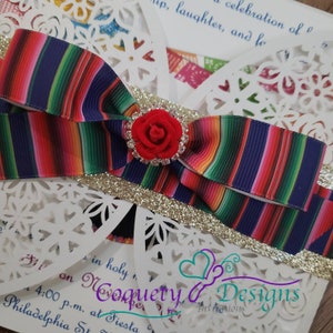 Really Beautiful Mexican Zarape Theme Invitation/weddings/quinceañeras ...
