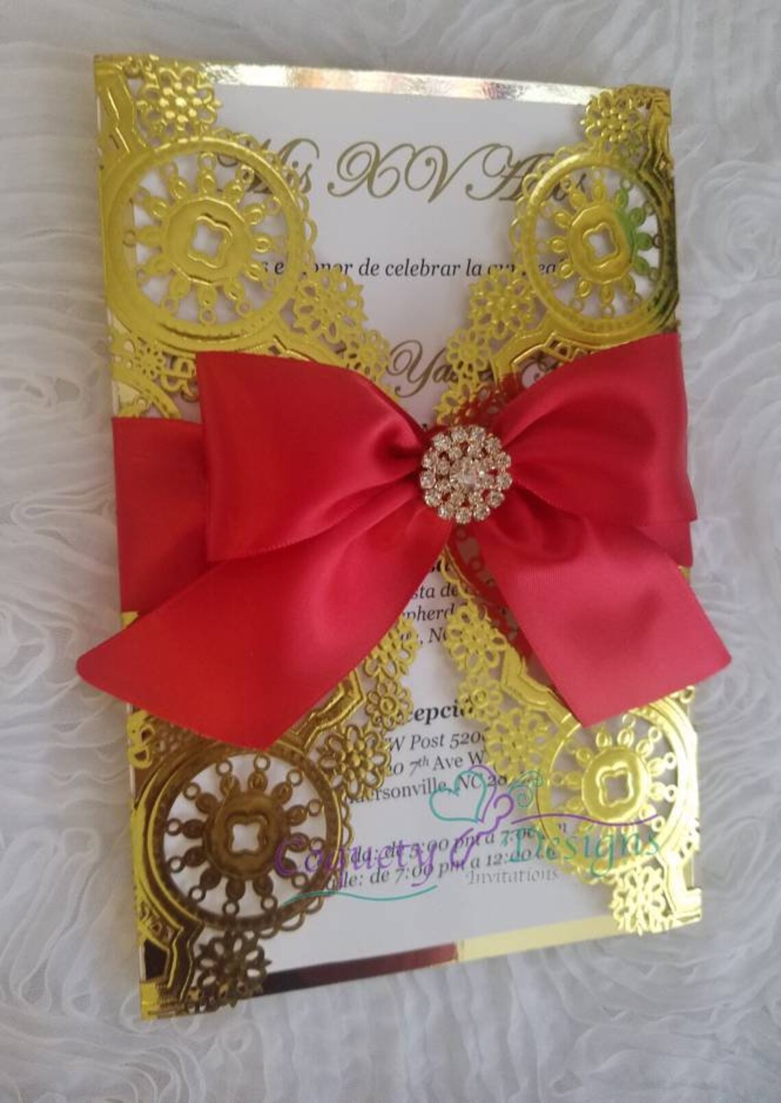 Beautiful Royal Invitation/ | Etsy