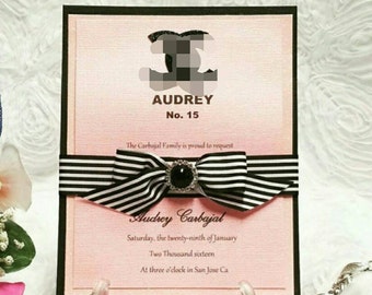 Chanel Invitation | Etsy