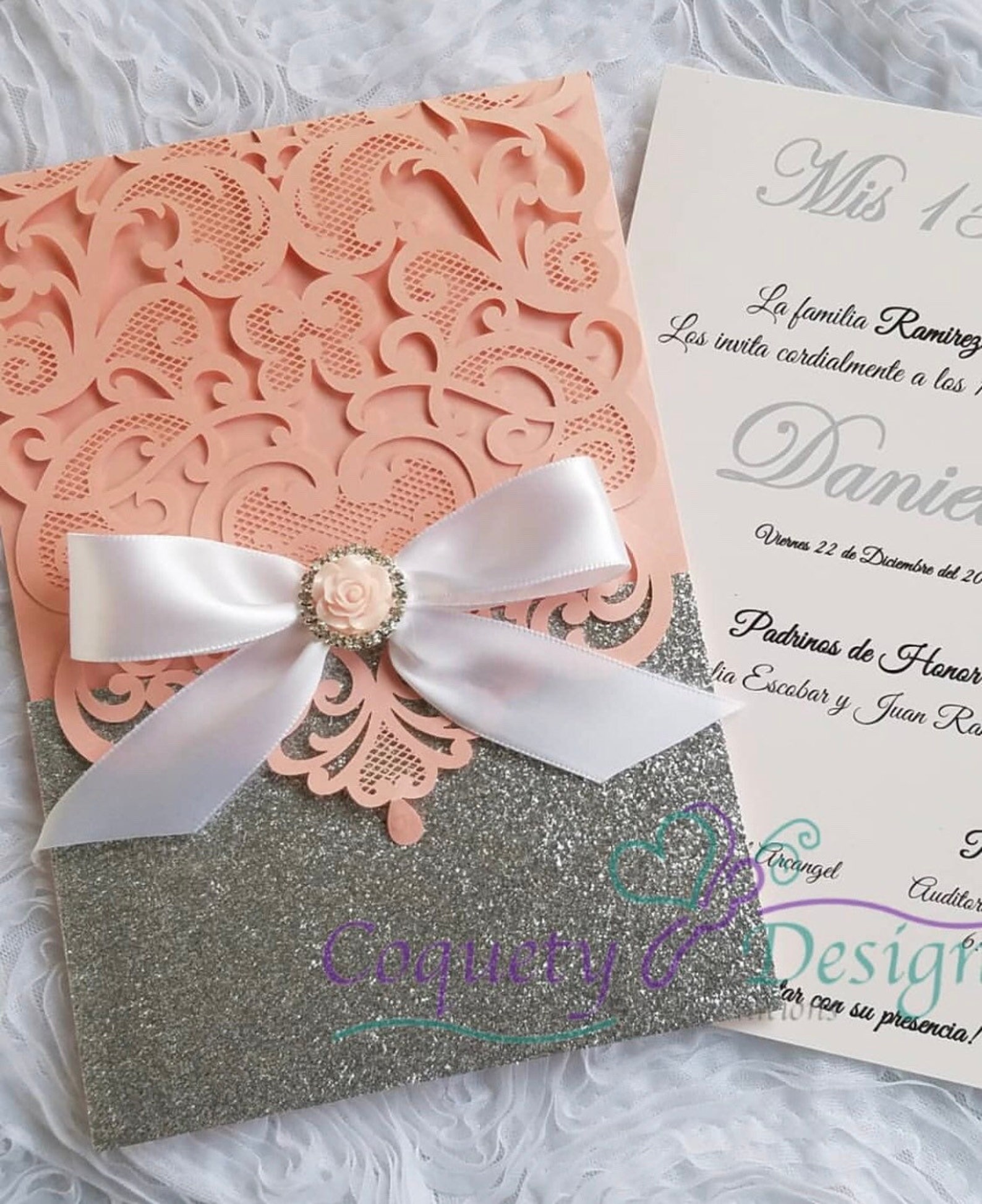 Beautiful Laser Cut Invitations Ideal for | Etsy