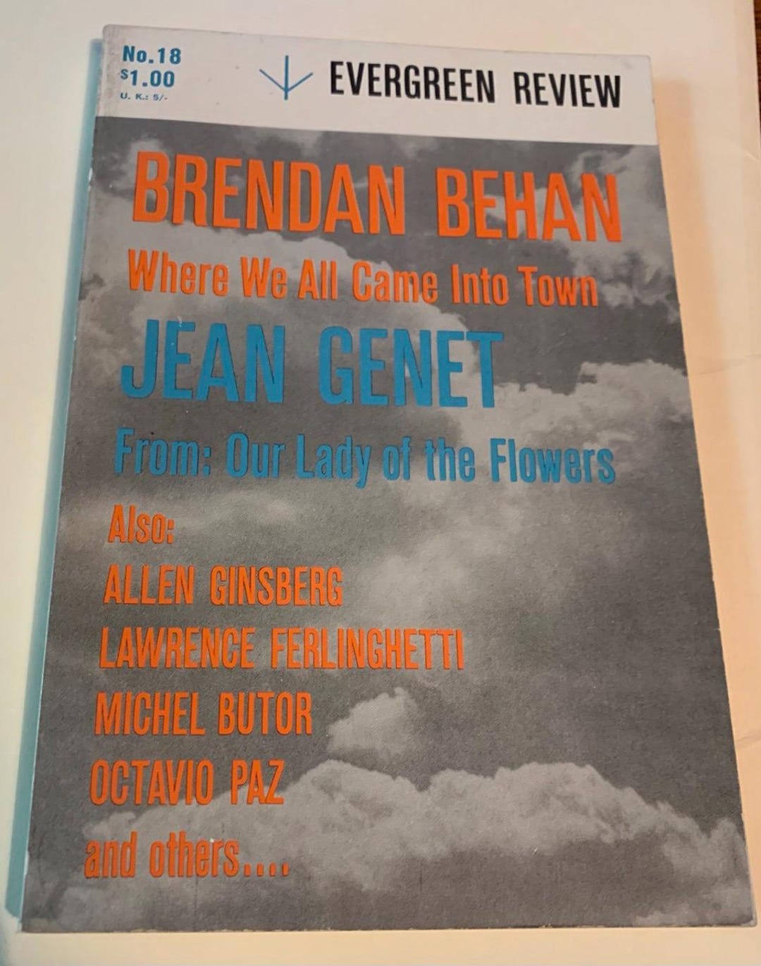 1960s Evergreen Review 4 Vintage Beatnik Literary Magazines Ginsberg ...