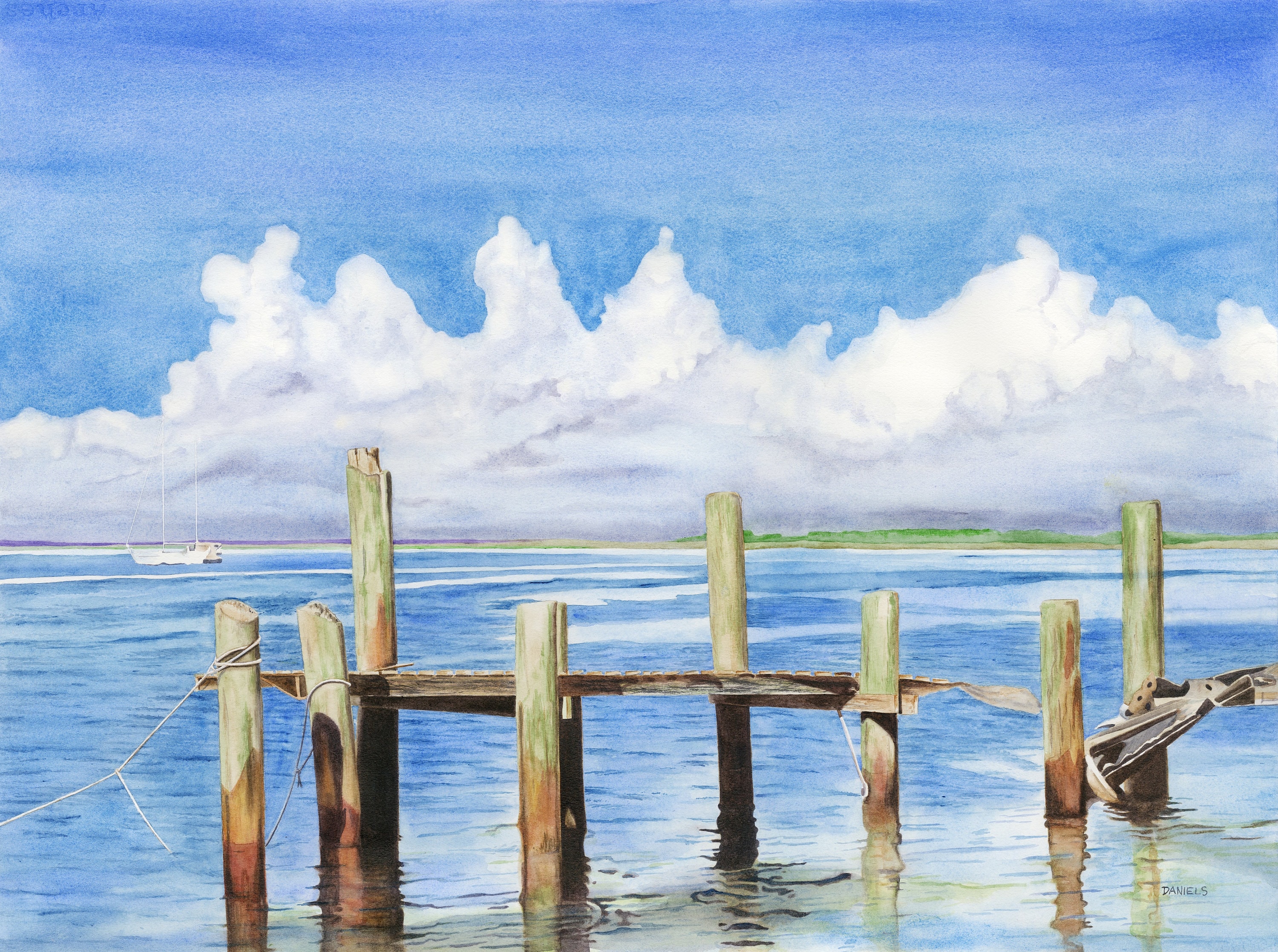 Fernandina Beach Art Print, Florida Art Print, Coastal Wall Art ...