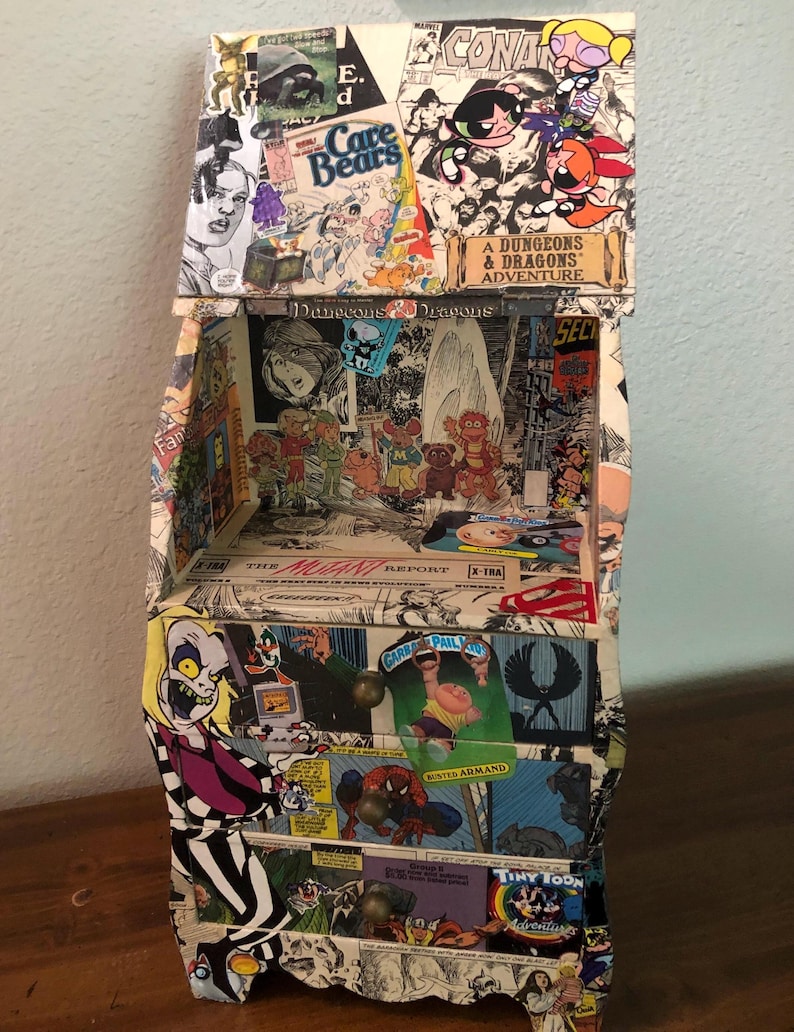 Comic Book Decoupage Jewelry Box, Nostalgic Keepsake - Etsy