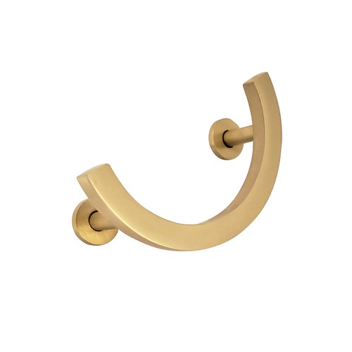 3.75 5 Half Circle Moon Cabinet Pulls Handles - Etsy